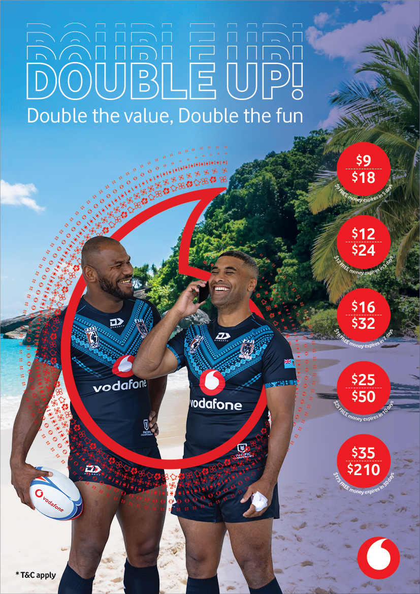 Vodafone Fiji - Double Up Recharge Promotion - Applicable on recharge ...